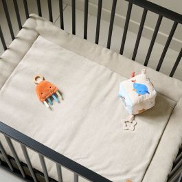 Beige playpen mats 70x96 cm | Soft & Snug ️ Petite Amélie